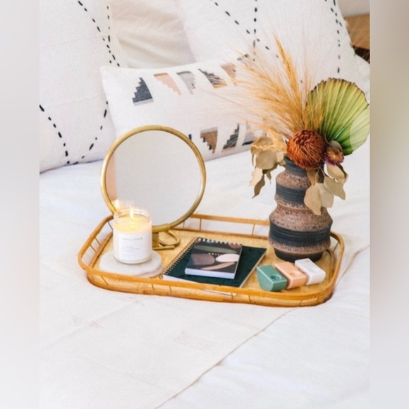 Wall Decor | Roost Florin Vanity Brass Hanging Round Mirror | Poshmark